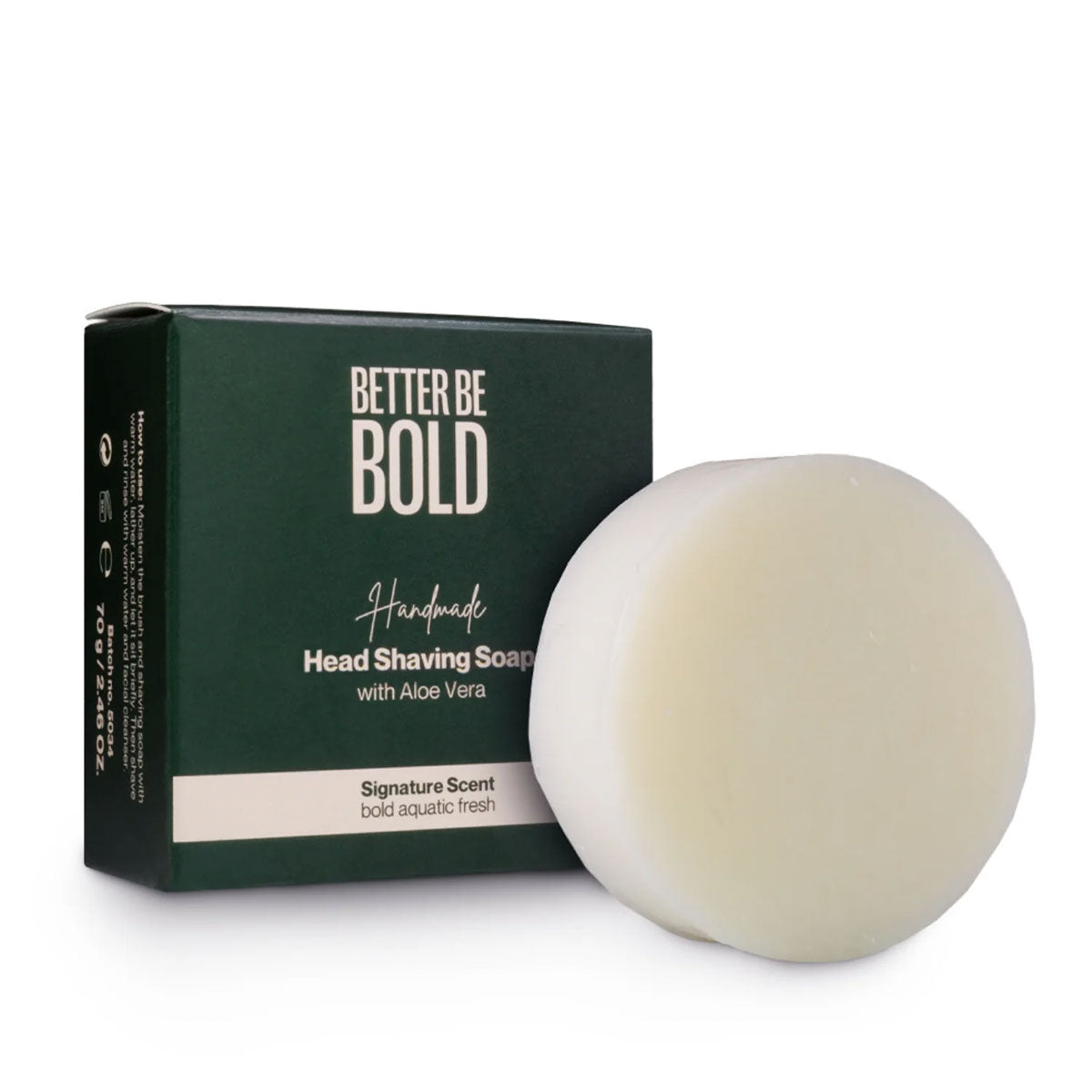 Better Be Bold Head Shaving Soap 70g – Mannenzaak.be